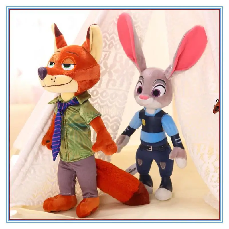 Disney Zootopia Films Nick Wilde Judy Hopps Konijn Pluche Cartoon Anime ...