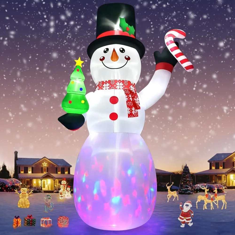 20-FT-Christmas-Inflatables-Snowman-Christmas-Outdoor-Decorations-Blow ...