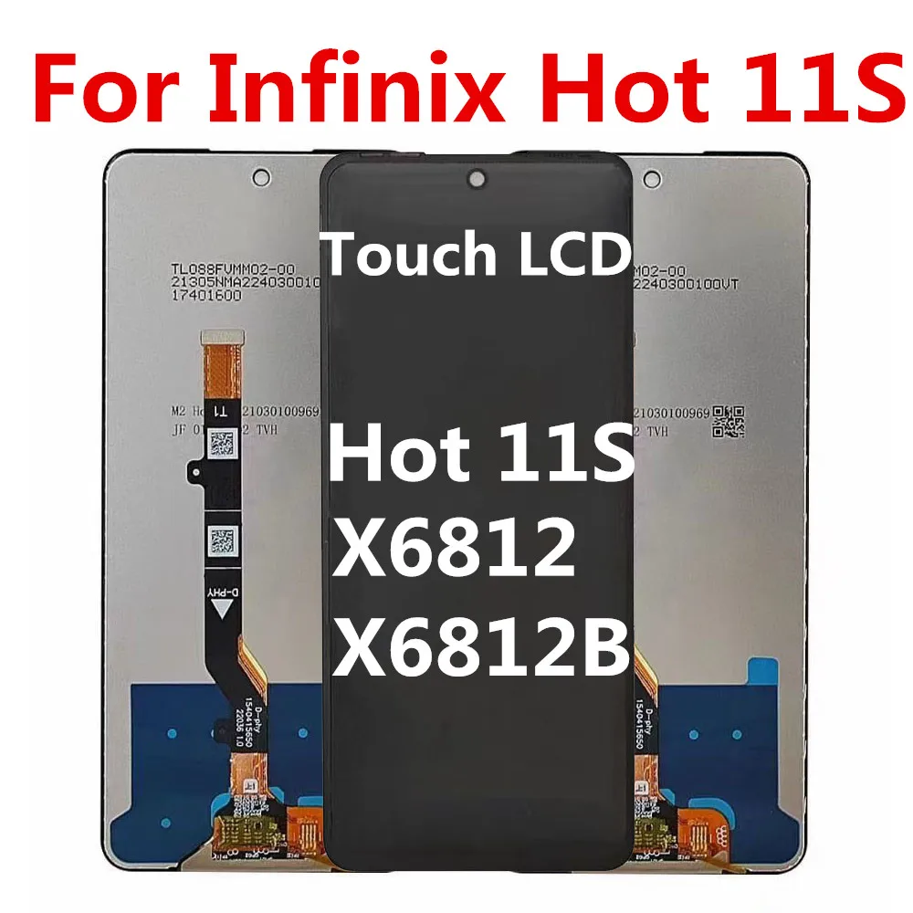 6-78-Original-New-For-Infinix-Hot-11S-X6812-LCD-Display-Touch-Screen ...