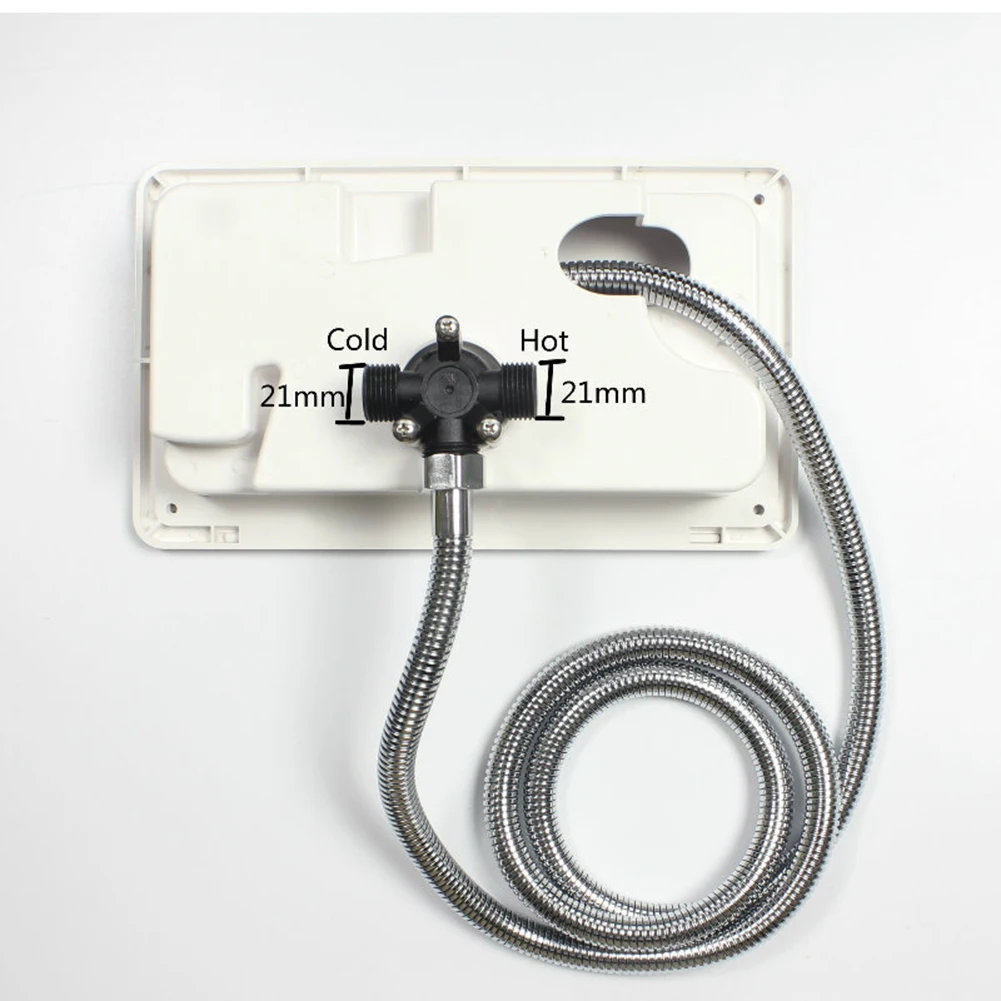RV External Exterior Shower with Lock Hot Cold Adjustable RV External ...