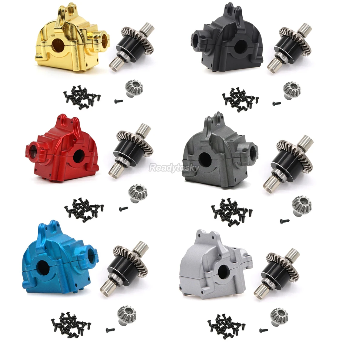 Differential-Gear-Box-Wave-Box-Full-Metal-for-Wltoys-144001-144002 ...