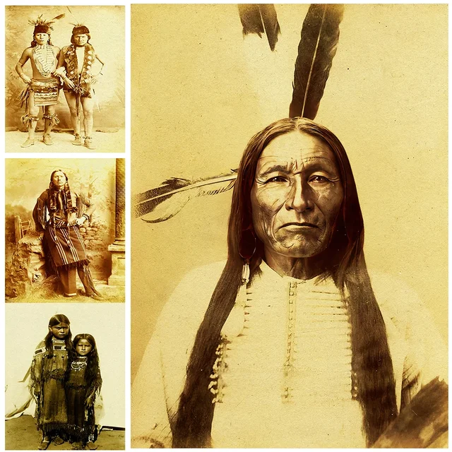 Peinture De Guerrier Indien