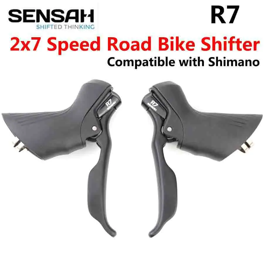 SENSAH R7 STI 2X7 Road Bike Shifters Lever Brake 2x7 Speed Road Bicycle ...
