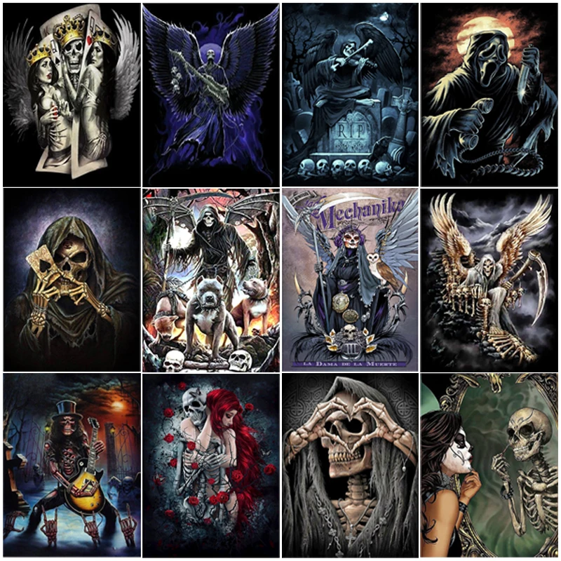 Grim Reaper Painting