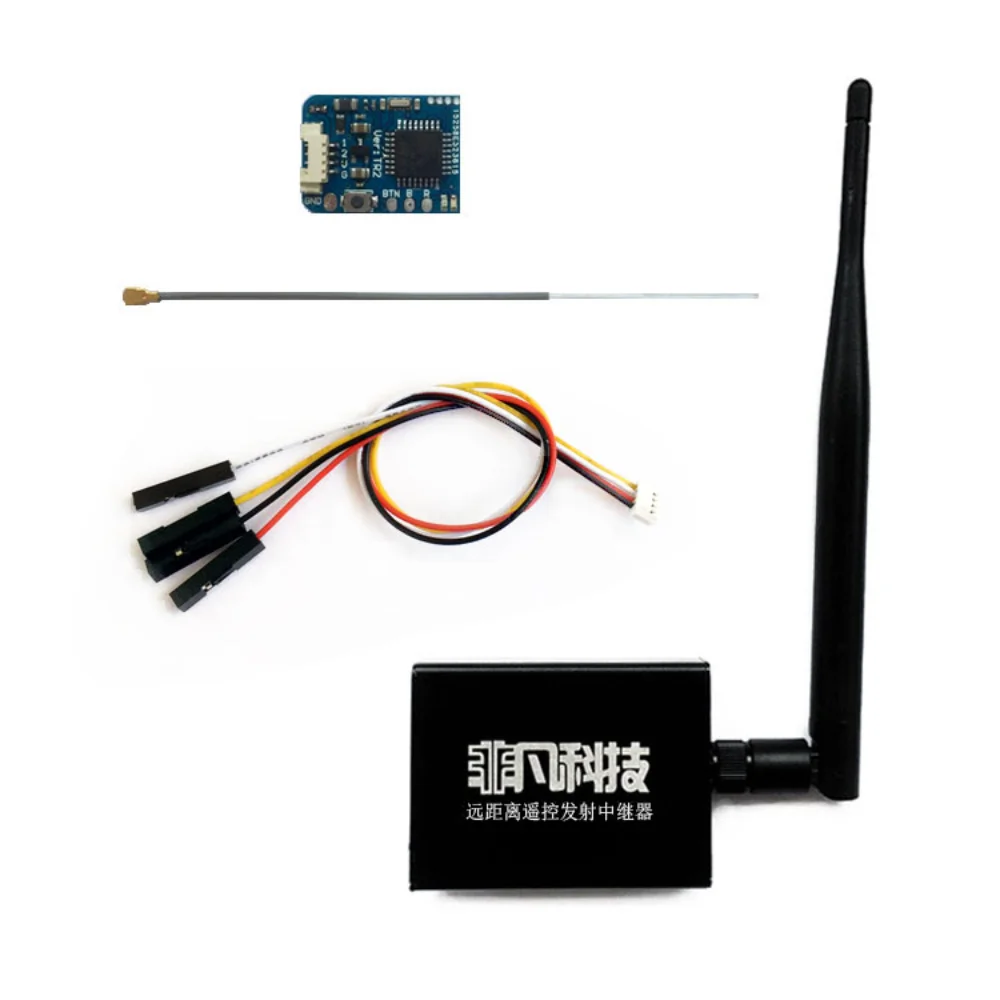 433Mhz 2W 16ch Remote Control Transmitter W/ Al Case Receiver FPV ...