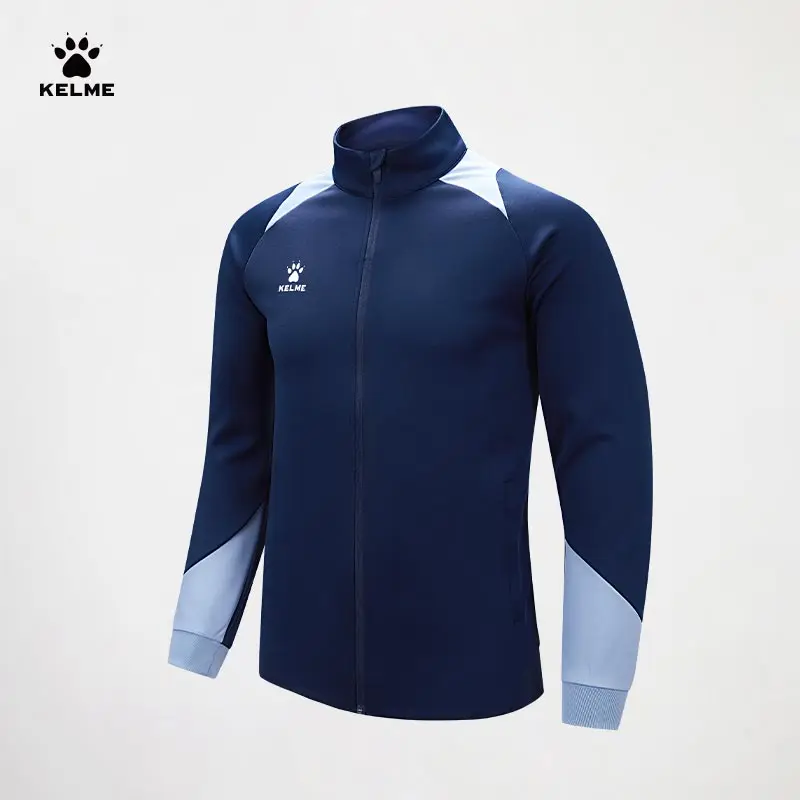 KELME Men's Running Jacket Football Sport Training Coat Windproof ...