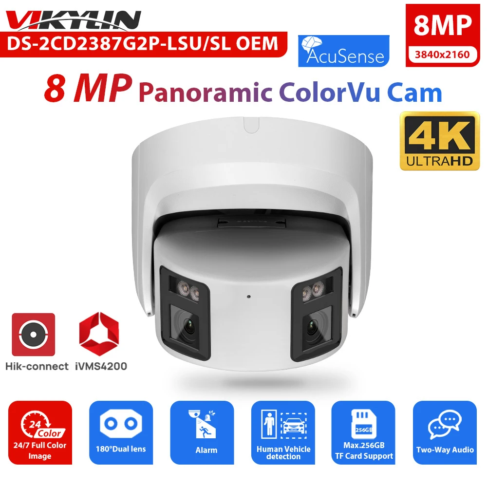 Vikylin-4K-8MP-Ultra-HD-Dual-Lens-Security-Camera-Hik-DS-2CD2387G2P-LSU ...