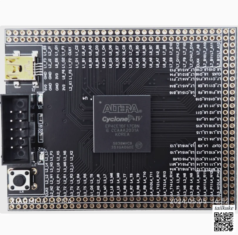 ALTERA EP4CE10F17C8N FPGA Development Board FPGA Learning Board Core ...