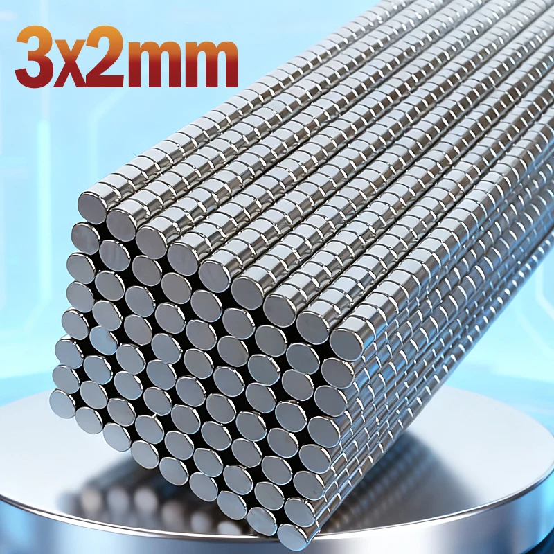 3x2mm Magnet Round Small 50-2000pcs 3*2mm Accessory Whiteboard Fridge ...