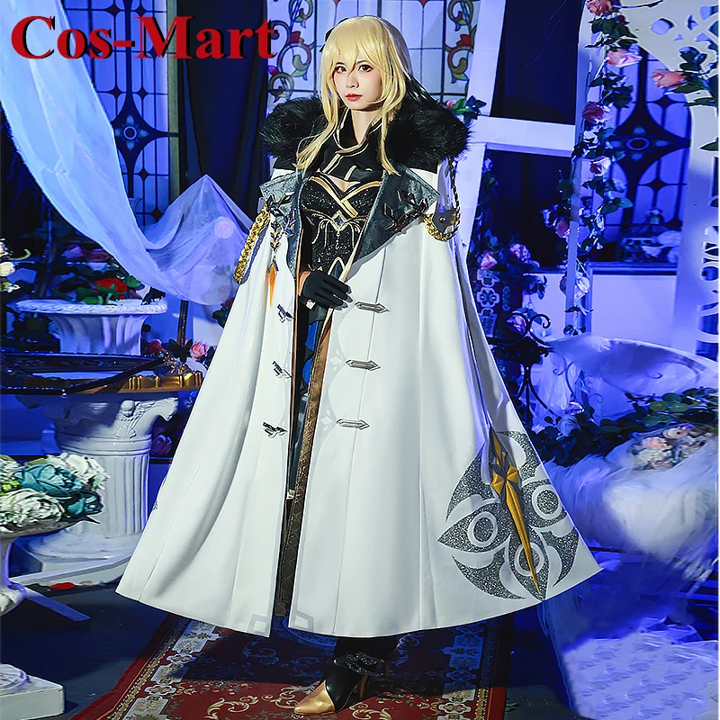 Cos-Mart-Game-Genshin-Impact-Lumine-Cosplay-Costume-Fatui-Fashion-Cloak ...