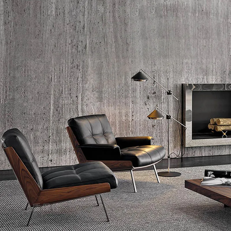 Throne Replica Living Room Chairs Leather Lazy Designer Arm Chairs ...