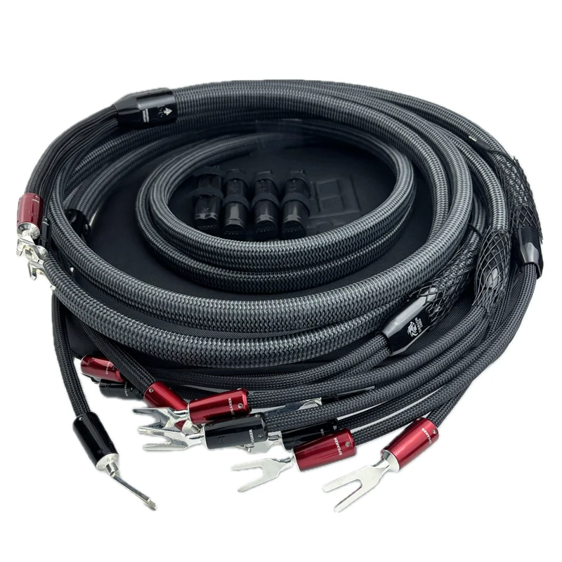 Hi-end-Dragon-Bi-wire-Speaker-Cable-PPS-Silver-Bass-Zero-Full-Range ...