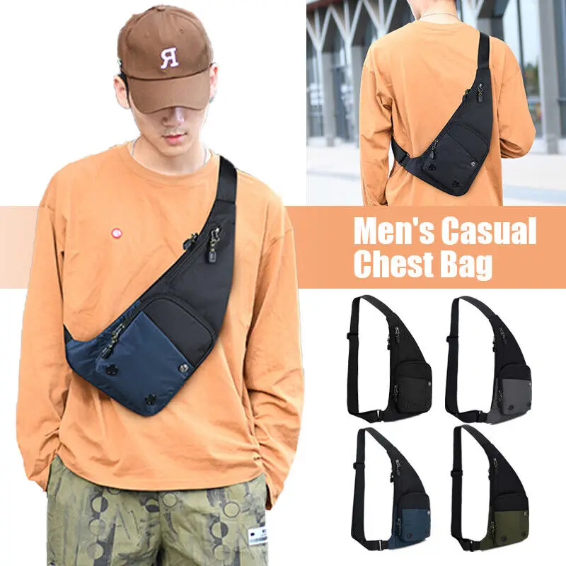 Unisex-Men-Women-Small-Chest-Bag-Pack-Travel-Backpack-Sling-Shoulder ...