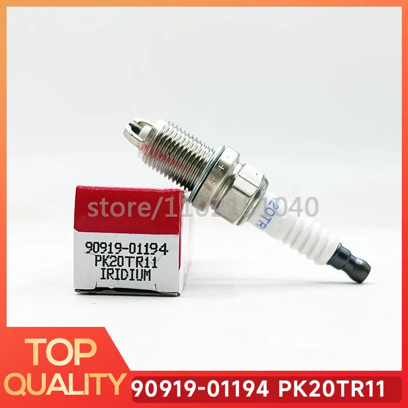 4pcs 90919-01194 Pk20tr11 Double Platinum Spark Plug For Toyota Avensis ...