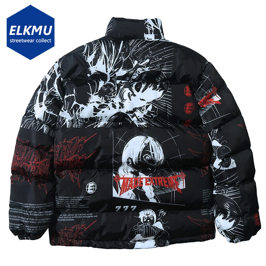 Streetwear-Anime-Printed-Jacket-Men-Hip-Hop-Winter-Parkas-Coat-Black ...