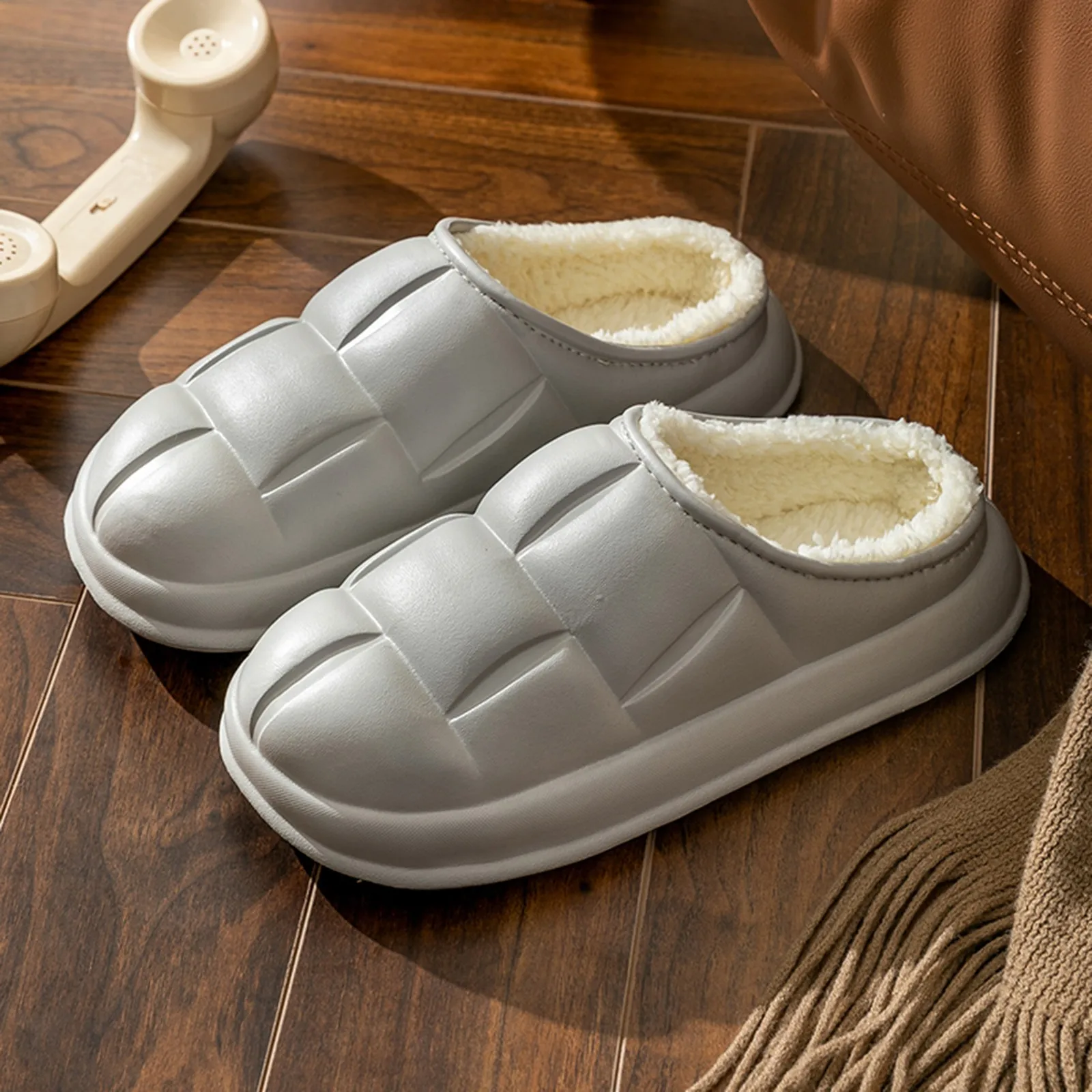 Winter-Cozy-Chanclas-Man-Women-Slippers-Fur-Home-Cotton-Shoes-Plush ...