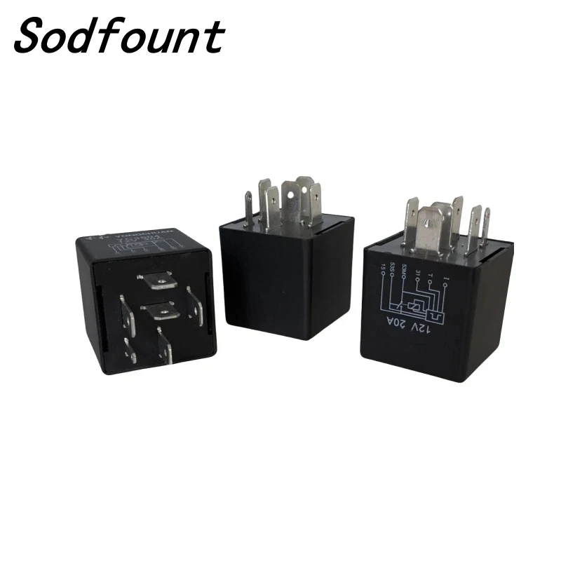 1PC-6Pin-3504-WM1930-intermittent-Relay-12V-20A-Equipment-Multi-Purpose ...