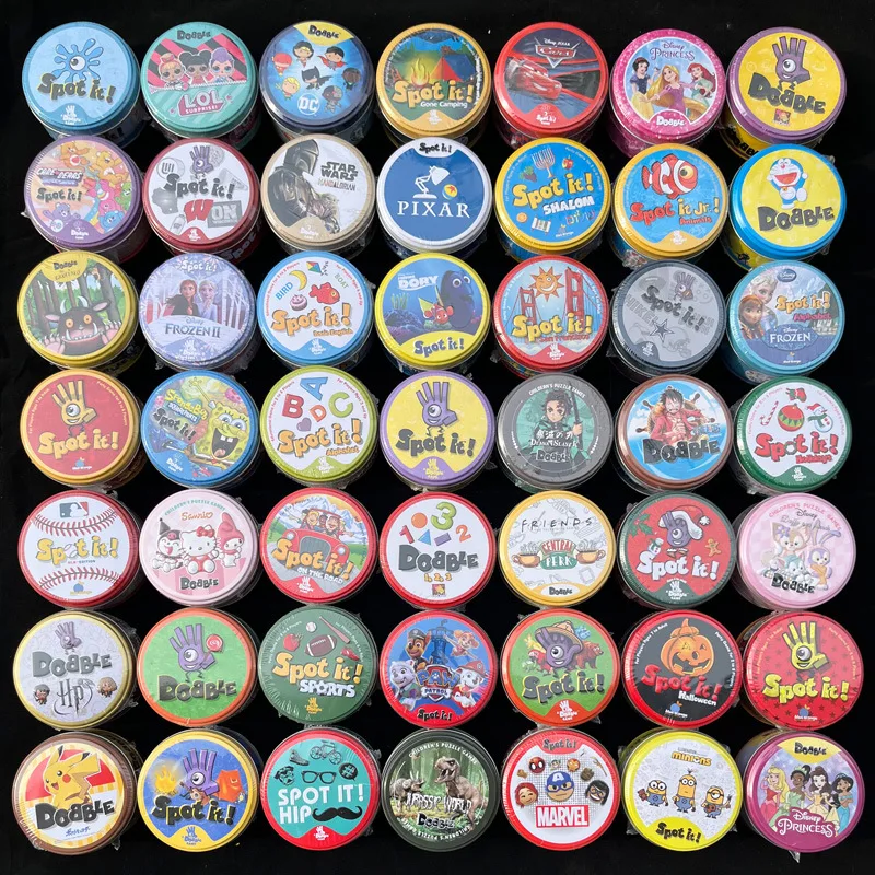Spot-It-Jr-Dobble-Double-Juego-Cards-Game-Pikachu-Friends-DC-Disney ...