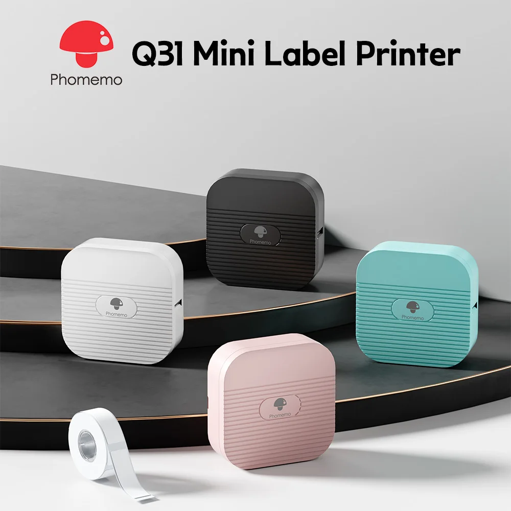 Mini impresora Phomemo Q31, fabricante de etiquetas, impresora ...