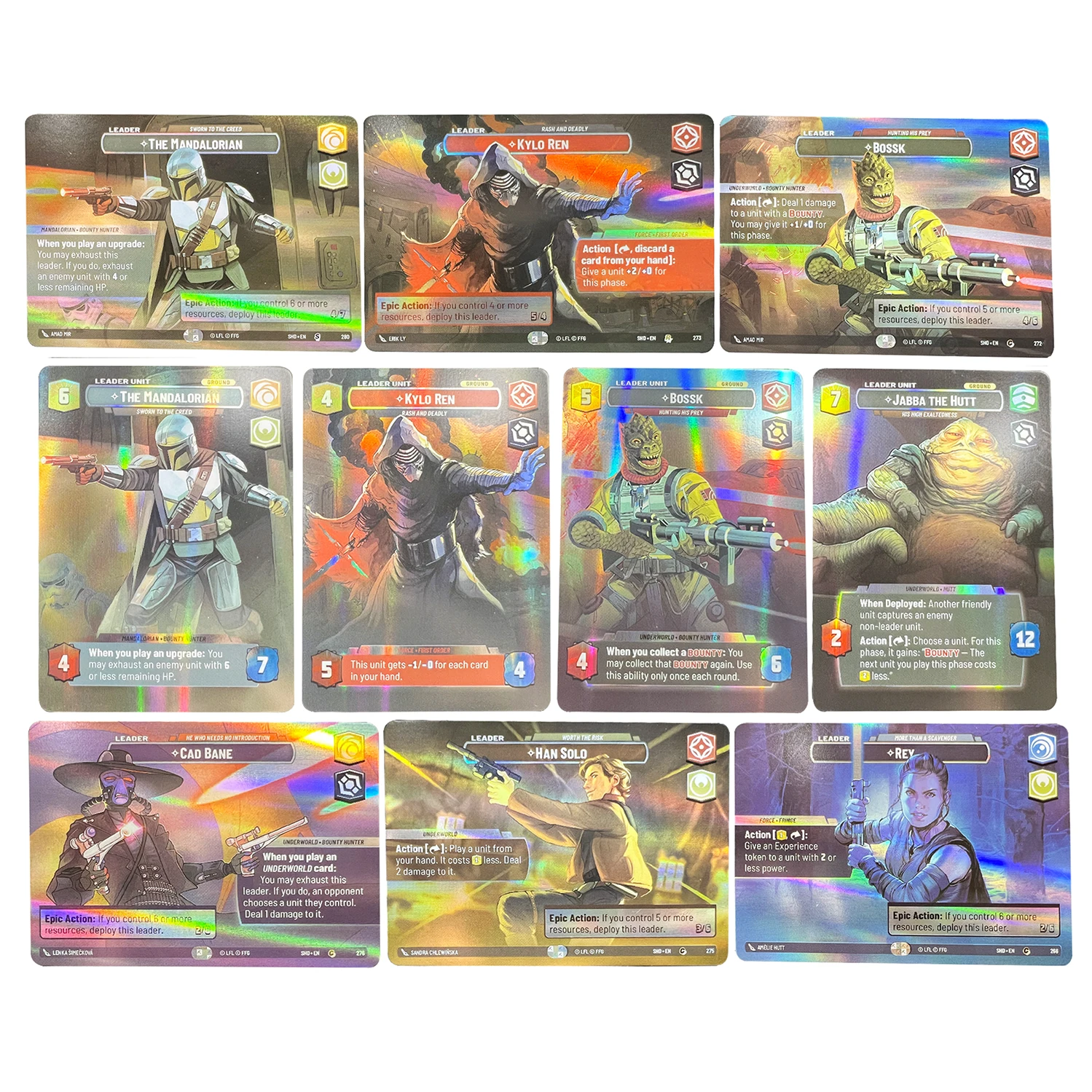 STAR W The Mandalorian-Sworn to the Creed Cad Bane Han Solo Kylo Ren ...