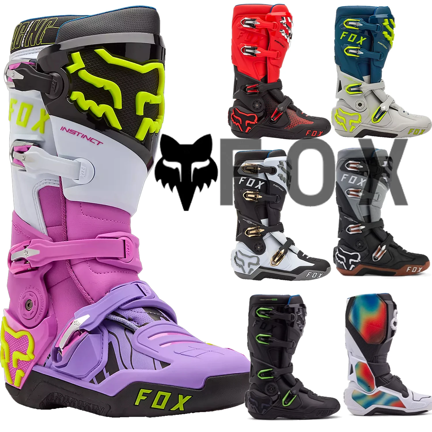 FOX RACING 2nd Gen Instinct Off-Road Boots motobike Active Axis ...