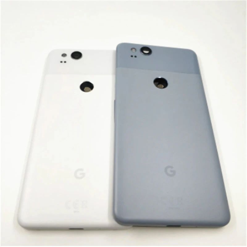 Original Rear Housing For Htc Google Pixel 2 Pixel2 Back Cover Battery Door With Power Volume ...