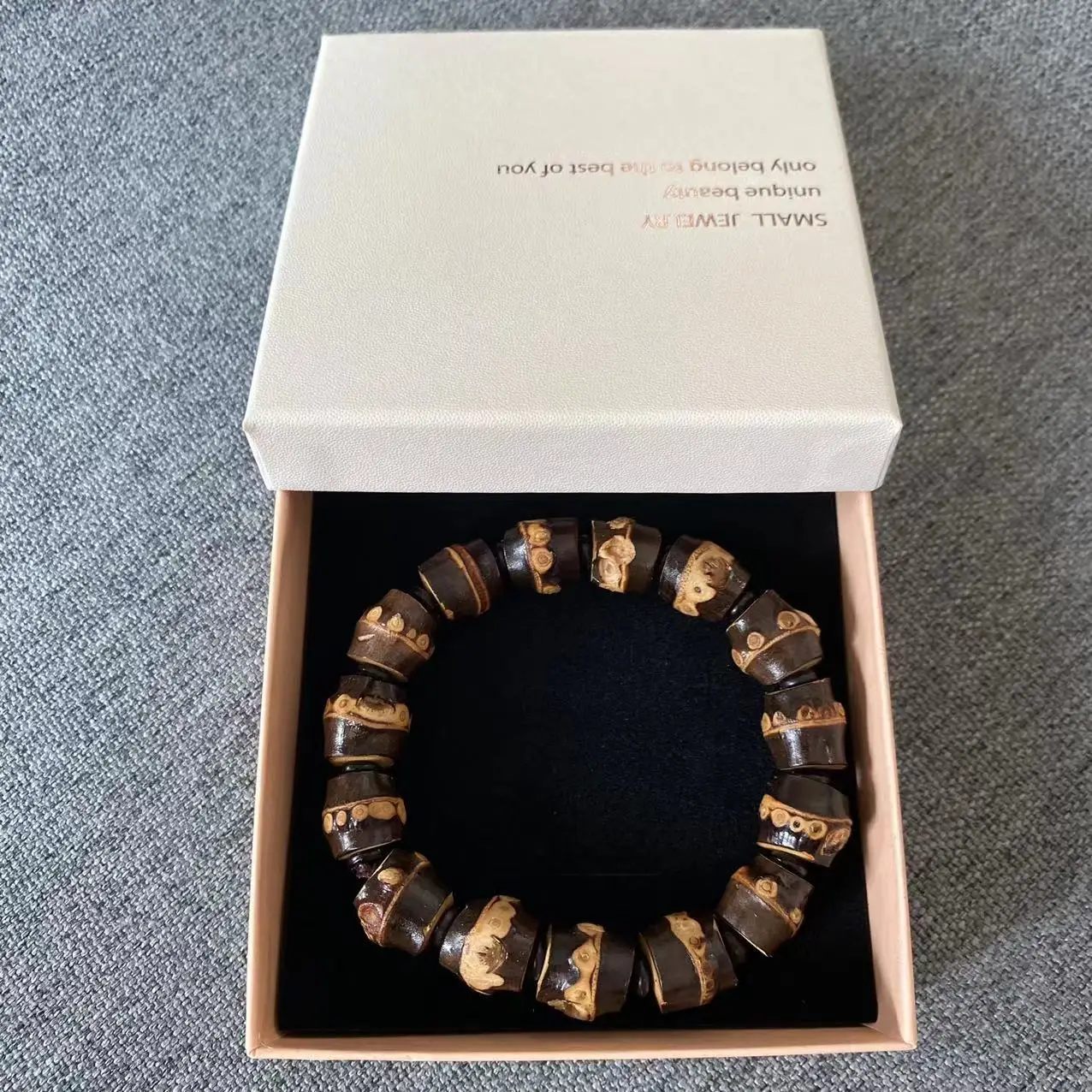 Purple-Bamboo-Root-Bracelet-Solid-Jade-Whip-Rattan-HandString-Old ...