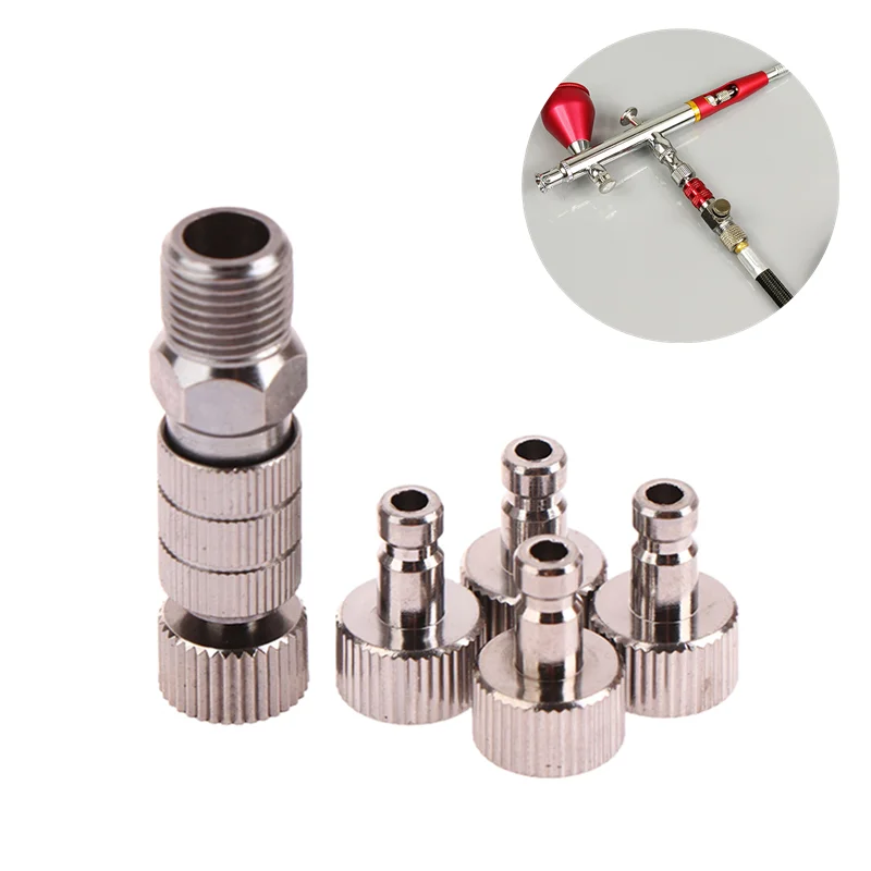 5Pcs-Airbrush-Quick-Release-Disconnect-Adapter-Coupling-Connecter ...