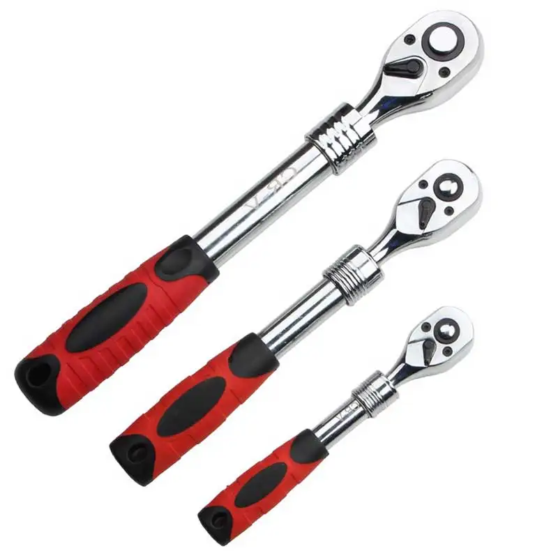 1-4-1-2-3-8-72-Tooth-Carbon-Steel-Ajustable-Retractable-Ratchet-Wrench ...