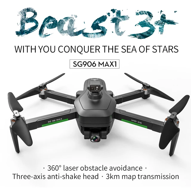 SG906 MAX1 Dron 4K Professional With Camera 5G WIFI Obstacle Avoidance ...