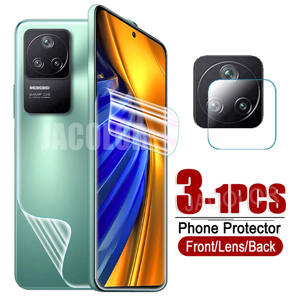 Filme de hidrogel para xiaomi poco f4 gt f3 f2 pro protetor de gel de ...