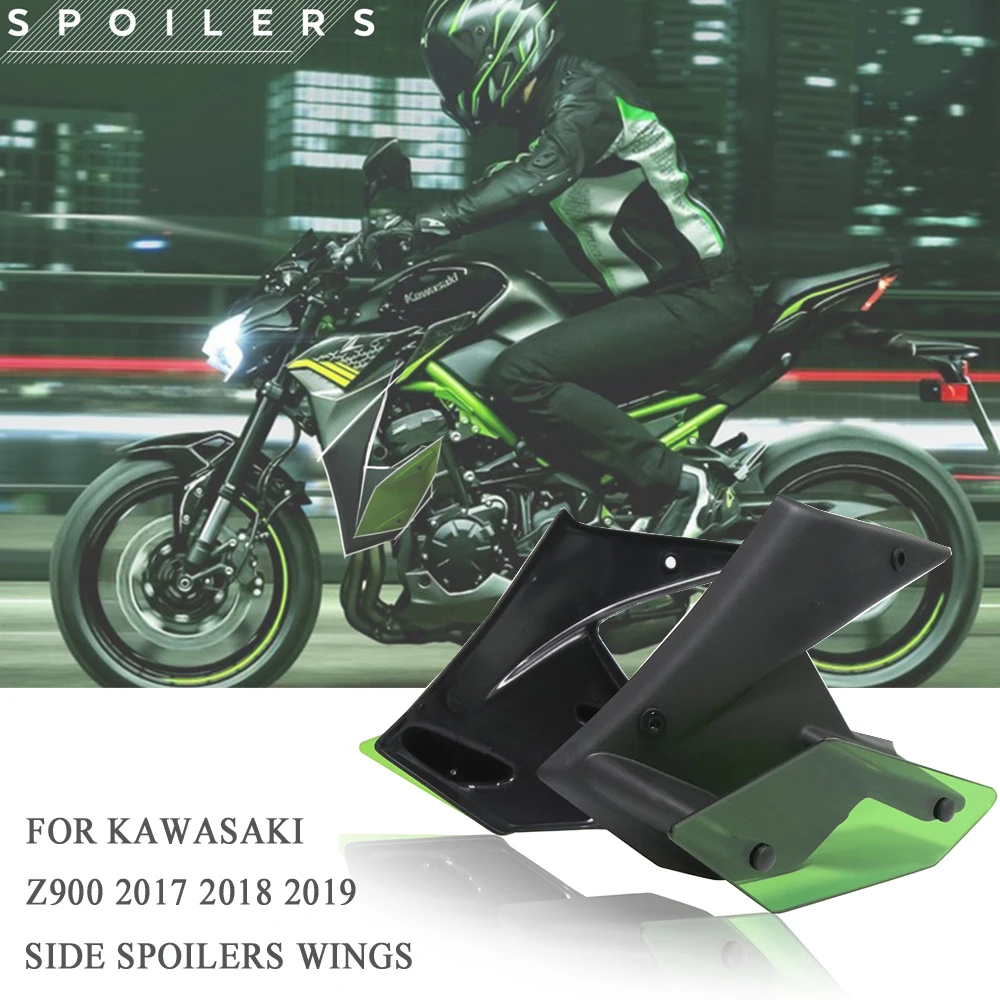For Kawasaki Z900 Z 900 2017 2018 2019 Motorcycle Side Downforce Naked ...