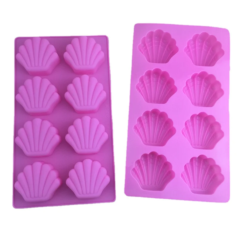 Molde-Shell-do-bolo-do-silicone-para-Madeleine-Bakeware-do-silicone ...
