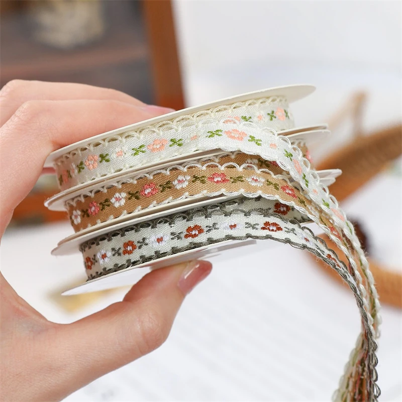 New 10mm(1/2'') 5yards Ethnic Style Embroidery Lace Ribbon DIY National ...