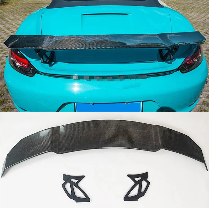 Real Carbon Fiber Spoiler Wing For Porsche Cayenne 718 981 987 Cayman ...
