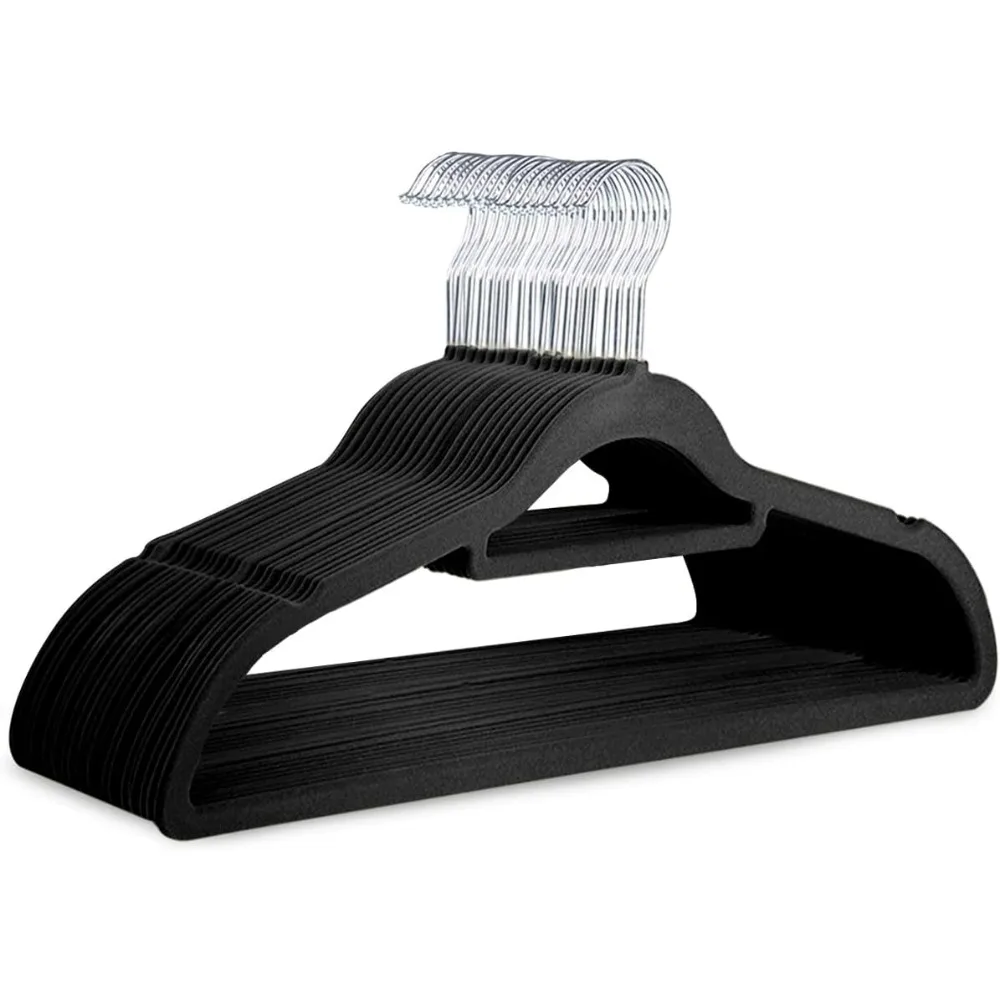 Paquete-de-20-perchas-de-terciopelo-perchas-antideslizantes-con-barra ...
