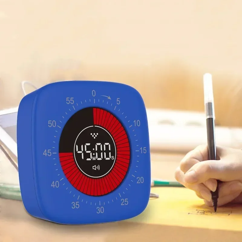 New-Visual-Timer-Rechargeable-60-Minutes-Countdown-Kids-Study-Clock ...