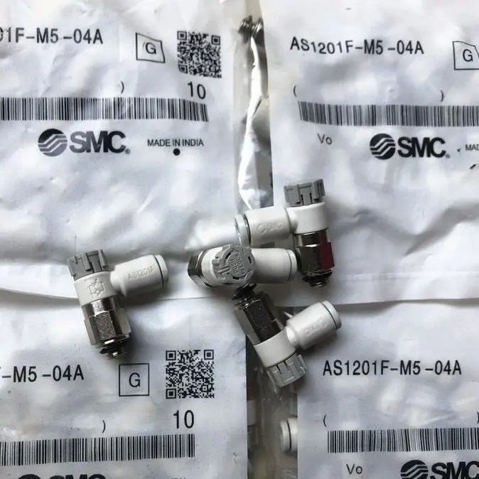 SMC throttle valve AS1201F M5 04A/06A AS2201F 01/02 06/08SA speed regulating valve AS1201F ...