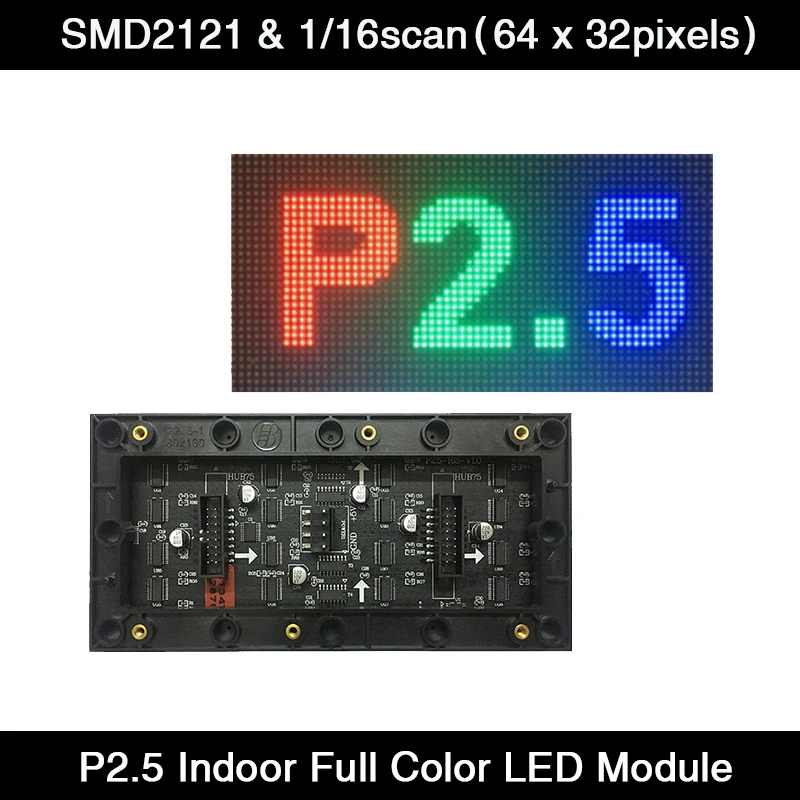 AiminRui-P2-5-Indoor-Full-Color-LED-Screen-SMD-Panel-Module-160-80mm-64 ...