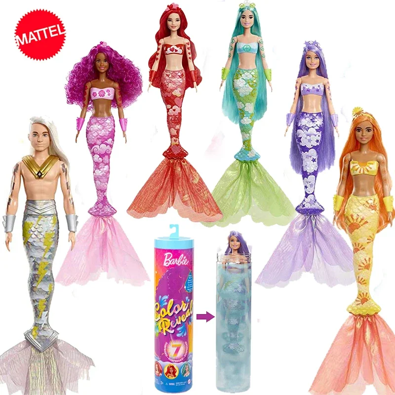 Original-Mattel-Barbie-Colol-Reveal-Doll-Mermaid-Surprise-Rainbow ...