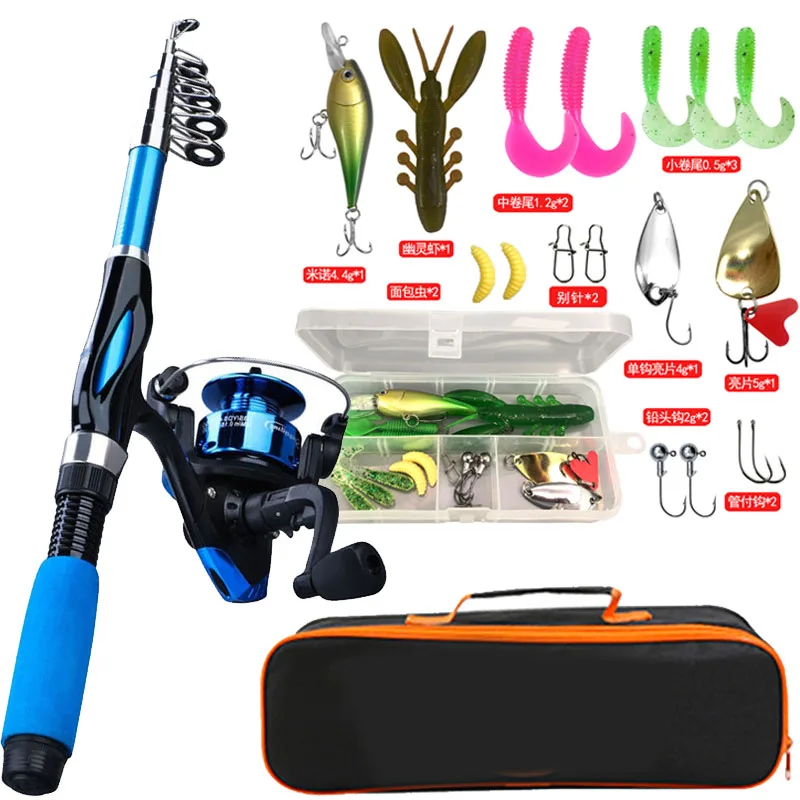 Fishing-Rod-Kits-1-2M-Telescopic-Sea-Spinning-Reel-Lure-Set-Fishing ...