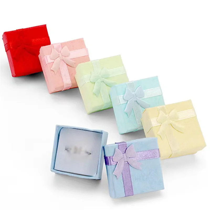 24pcs/set Fashion Multi-color Jewelry Box Earrings Ring Packaging Box ...