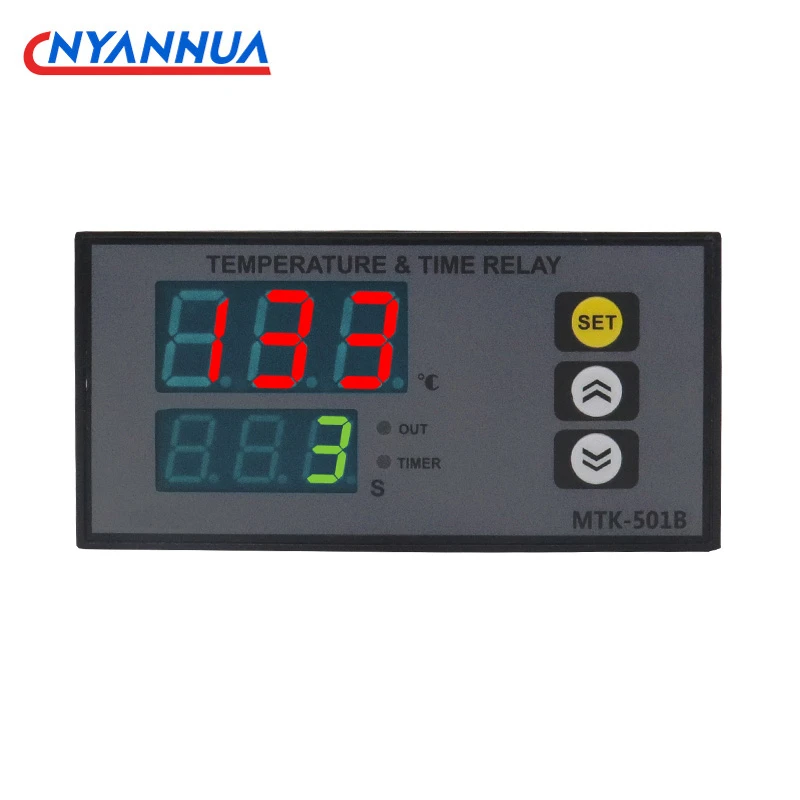 Thermostat Timer Time Relay Timer Two-In-One Meter Controller 0-999S 0 ...