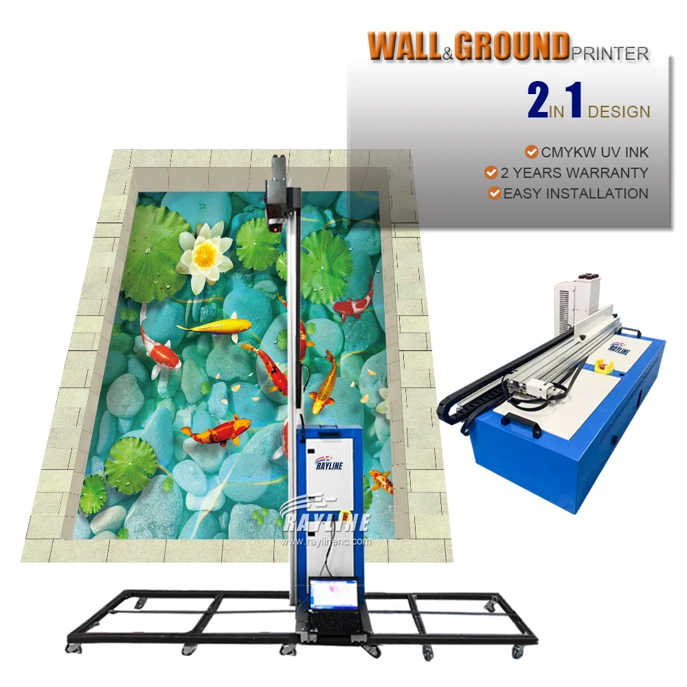 2 in 1 Vertical Wall to Floor Printing Machine 3D Wall and Floor ...