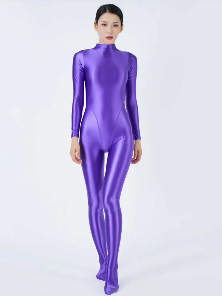 Body-el-stico-brillante-para-mujer-body-Sexy-de-una-pieza-con-Tanga ...