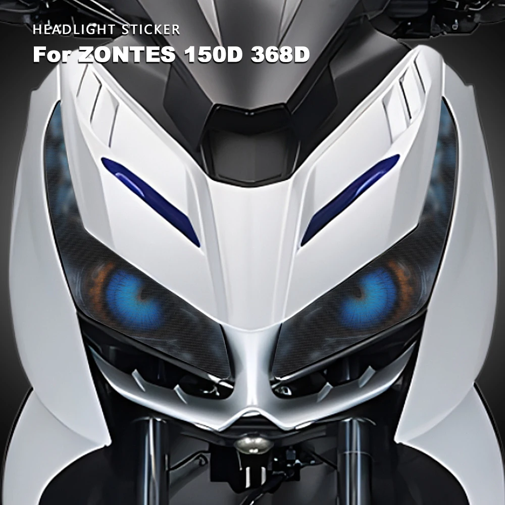 Headlight Sticker Waterproof Motorcycle Decals for Zontes 150D 368D ...