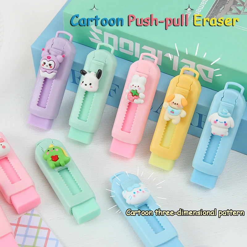 CHEN-LIN-Creative-Push-pull-Cartoon-Eraser-Macaron-Colored-Eraser ...