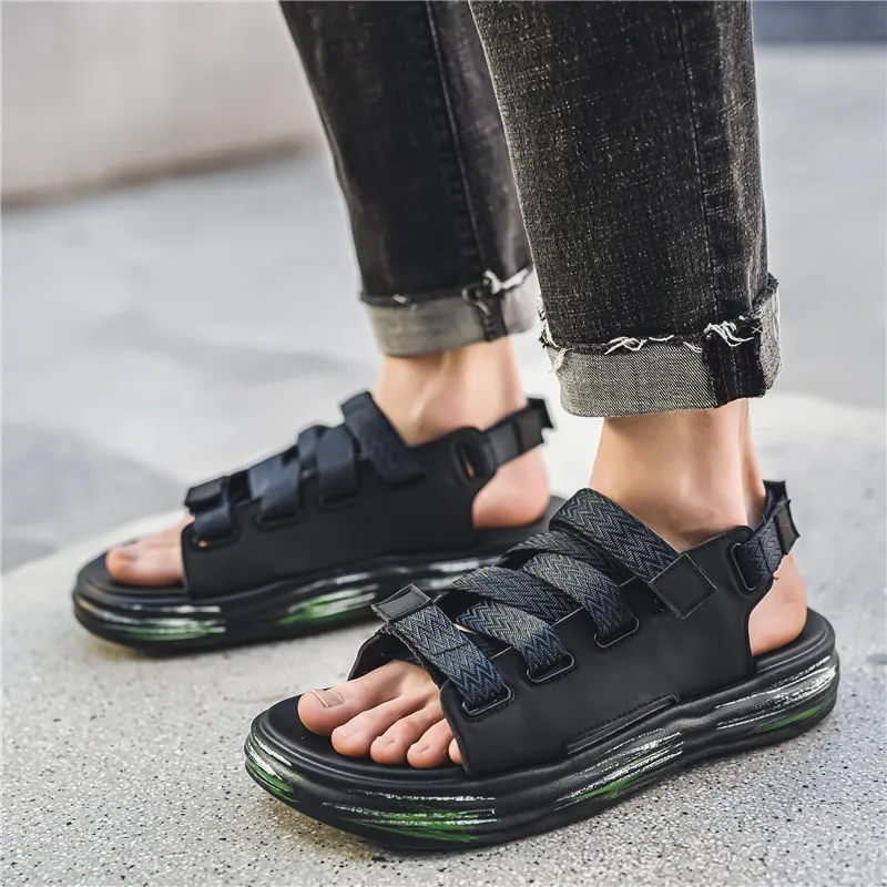 Men-s-Summer-New-Personalized-Sandals-Thick-Sole-Comfortable-Beach ...