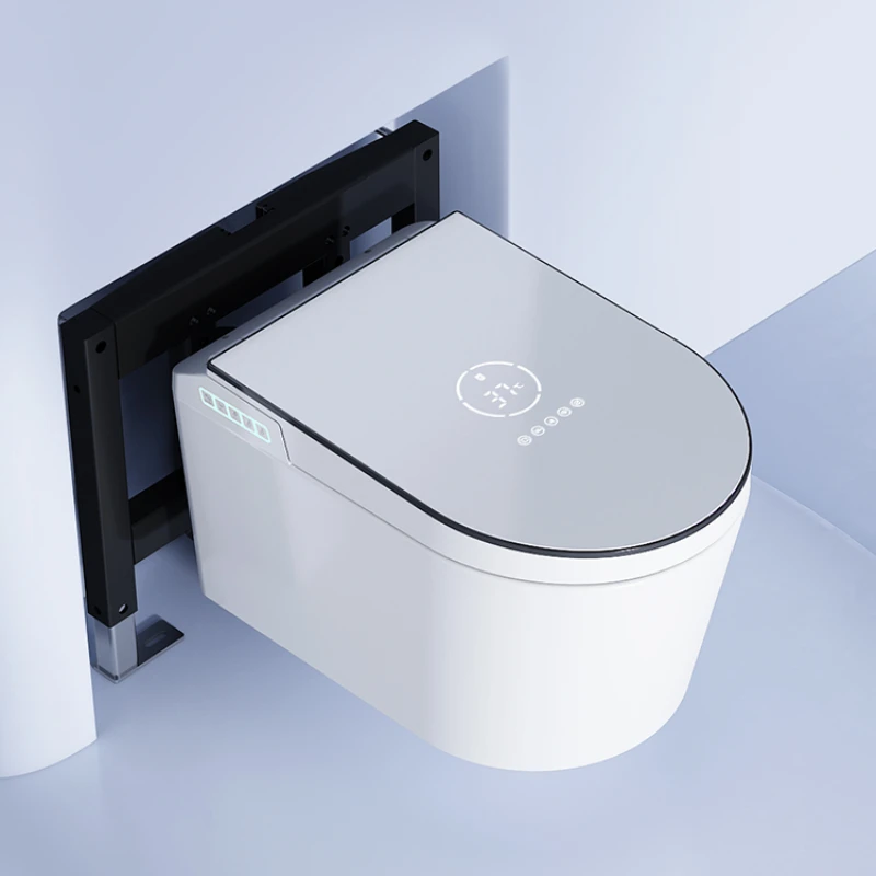 Siphon-wall-mounted-intelligent-toilet-full-automatic-foam-shield-wall ...