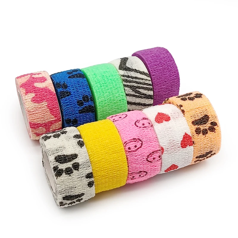 4Pcs-Lot-2-5cm-Colorful-Cohesive-Sports-Bandage-Finger-Wrap-Muscles ...